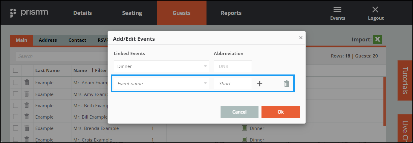 Link Guests to Events – Prismm Help Center