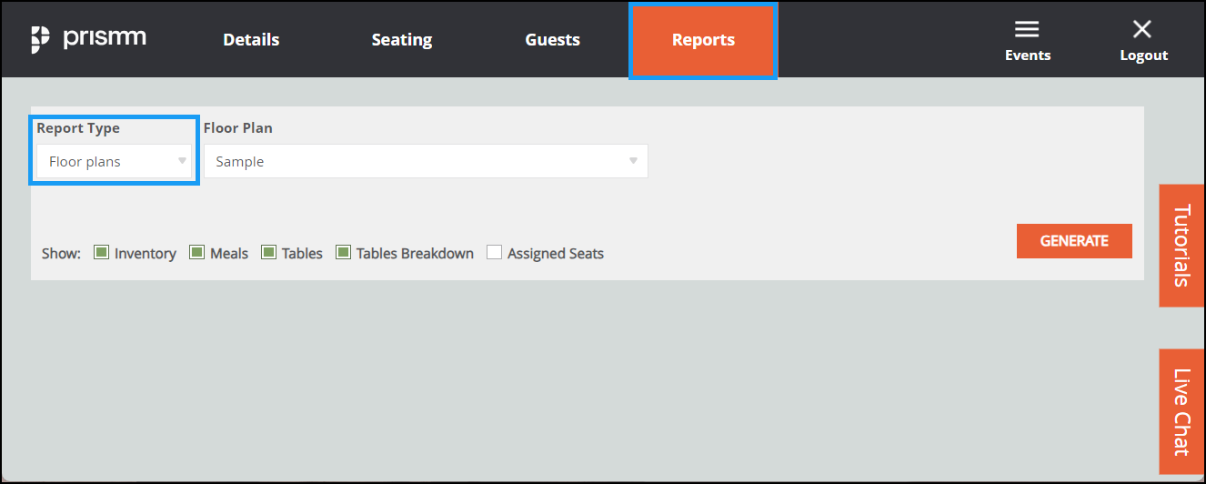 Create Floorplan Reports – Prismm Help Center