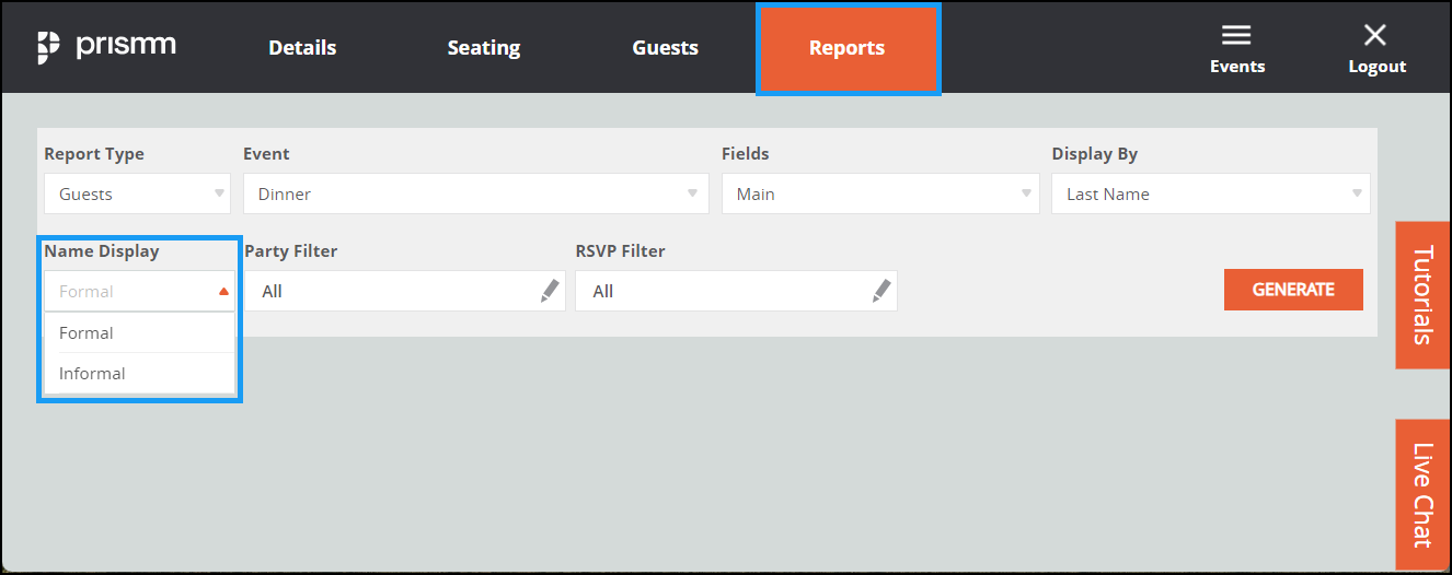 Create Guest Reports – Prismm Help Center