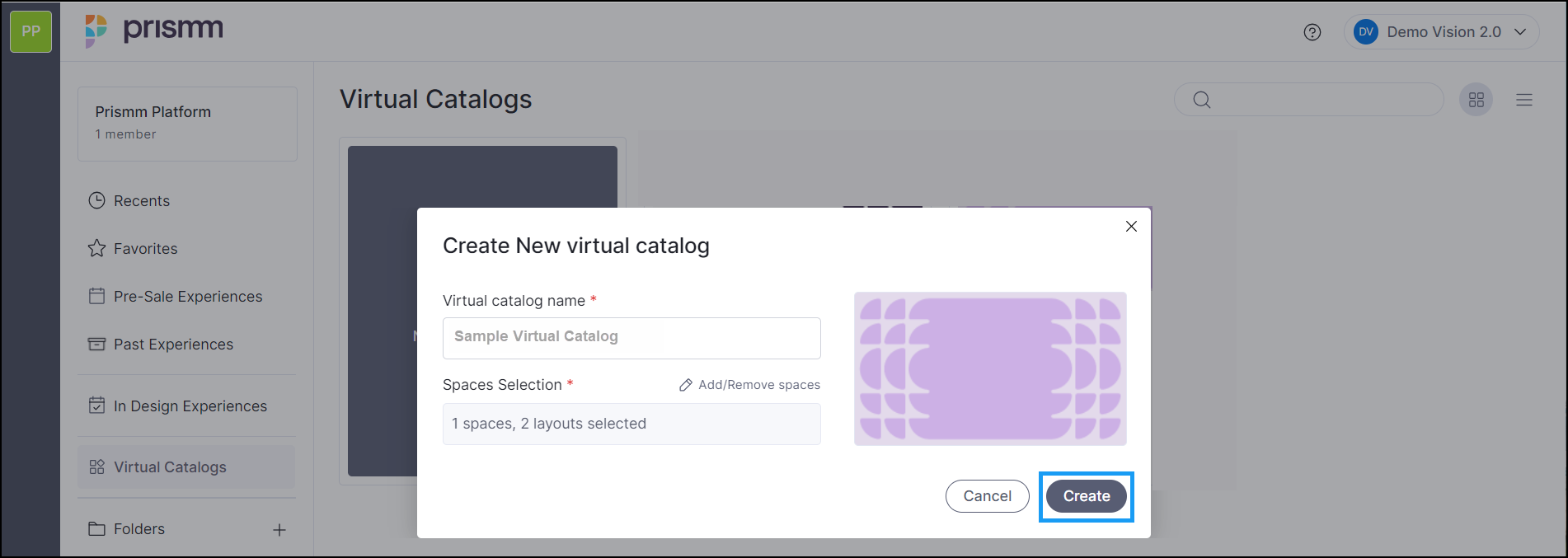 Edit Virtual Catalog – Prismm Help Center